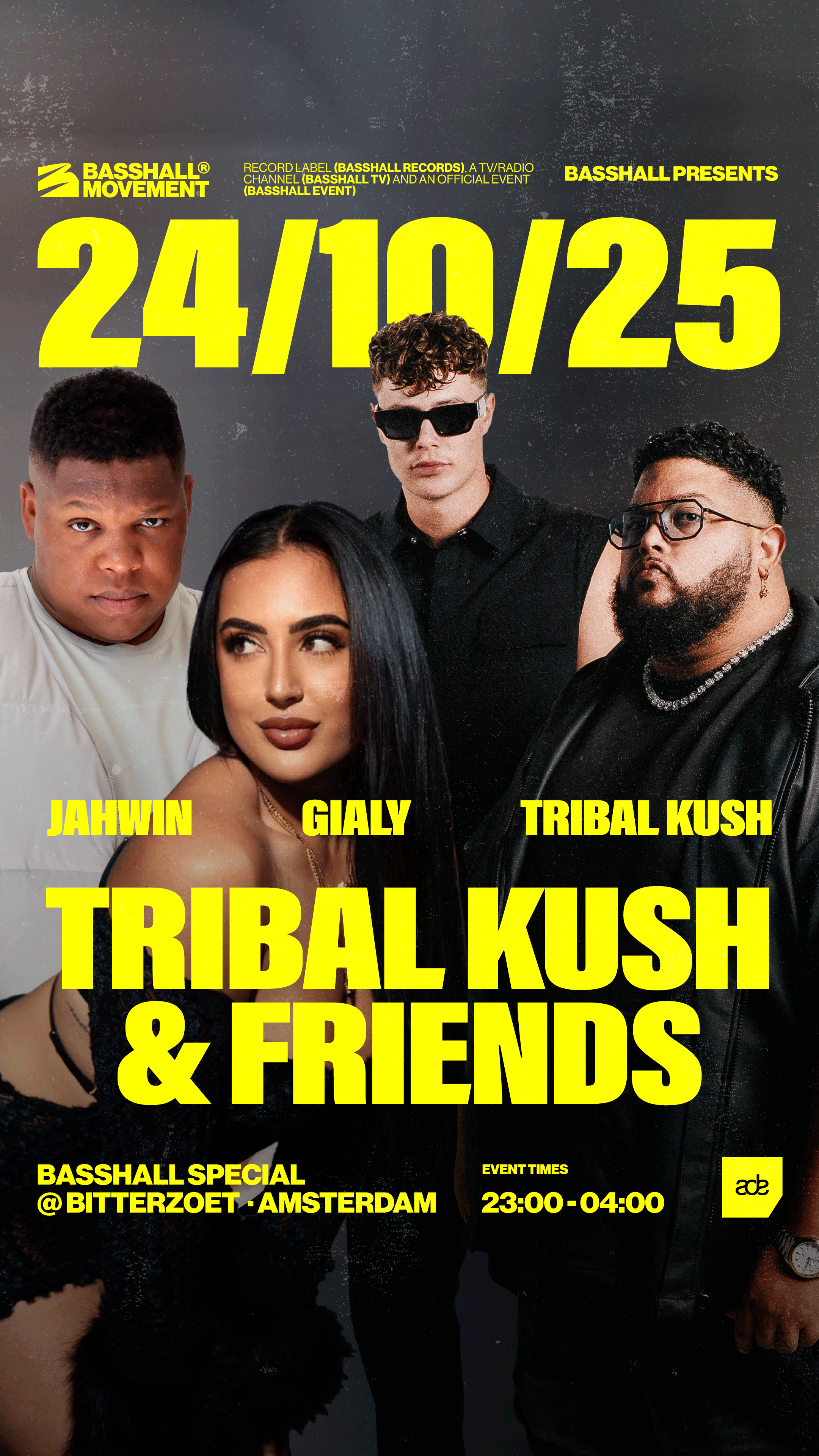 ADE - BASSHALL: TRIBAL KUSH & FRIENDS · Bitterzoet